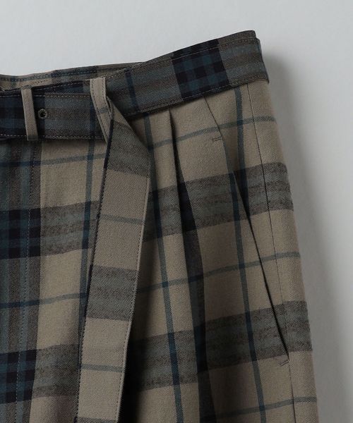 6(ROKU)>毛コットン チェック パンツ | UNITED ARROWS LTD 6(ROKU)>毛コットン チェック パンツ | UNITED ARROWS LTD