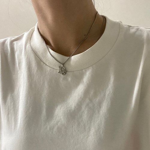 良品】ディオール Dior ラインストーントロッターネックレス 良品】ディオール Dior ラインストーントロッターネックレス